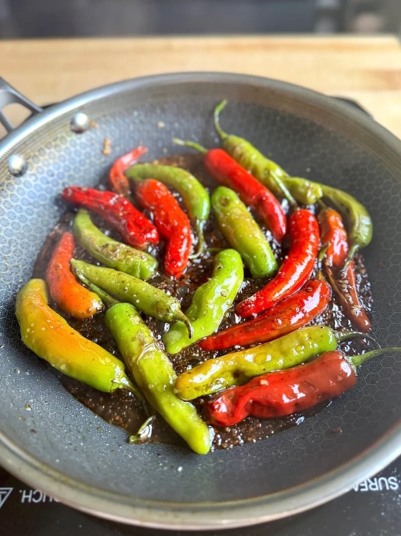 Mild, Charred, and Addictive: Blistered Shishito Peppers
