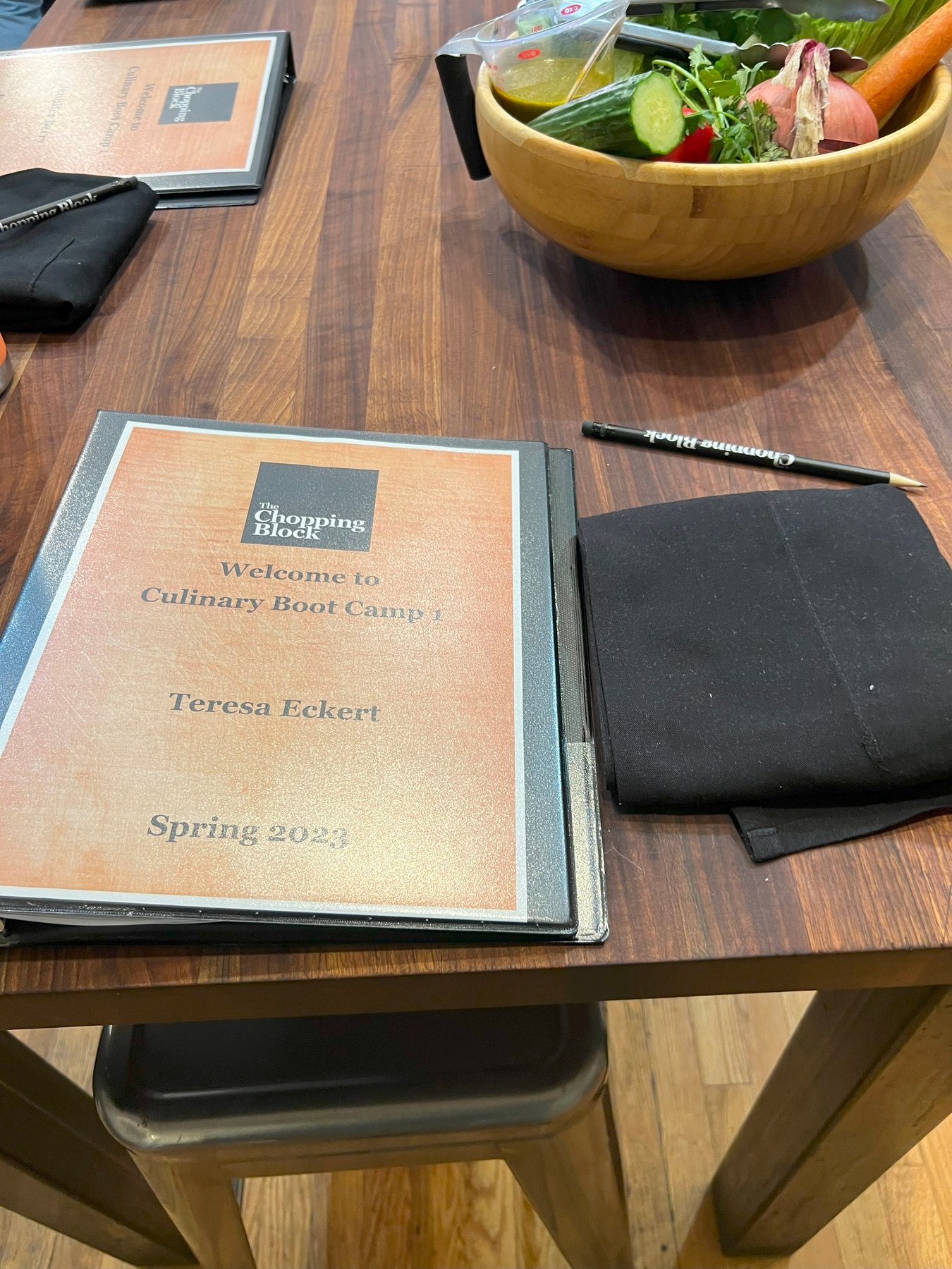 Culinary Boot Camp as a Professional Training Tool