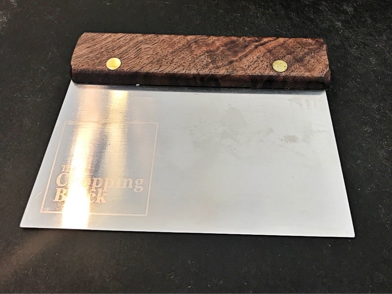 Custom Bench Scrapers Made by a Chef