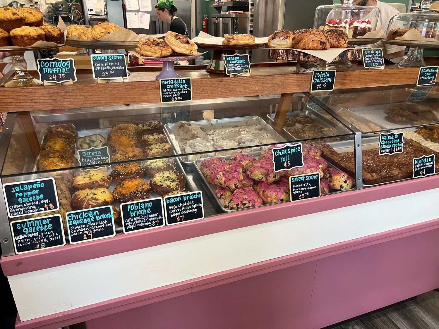 Sweet Scarlett’s Strawberry Rhubarb Coffee Cake