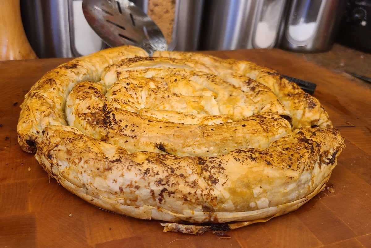Burek: A Meat-Filled Phyllo Pie