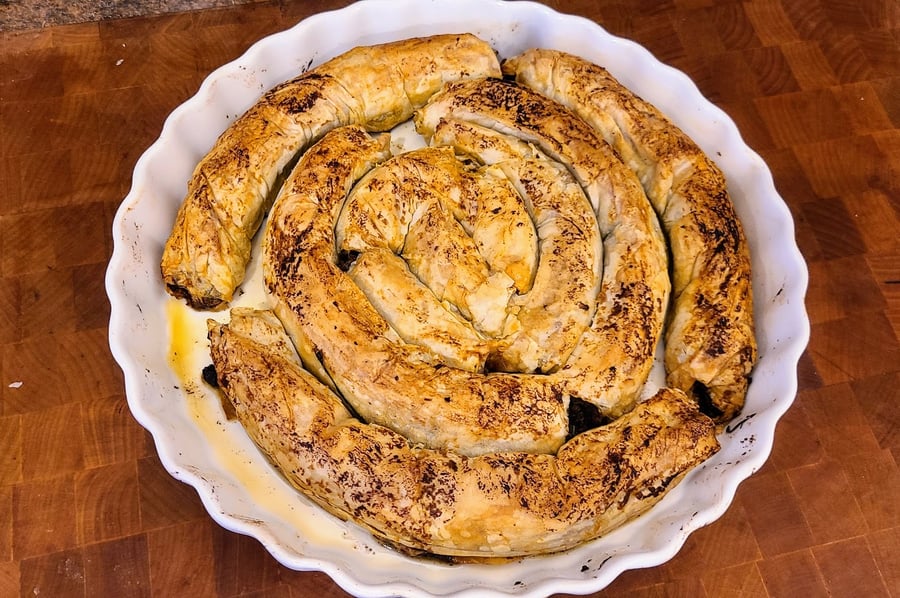 Burek: A Meat-Filled Phyllo Pie