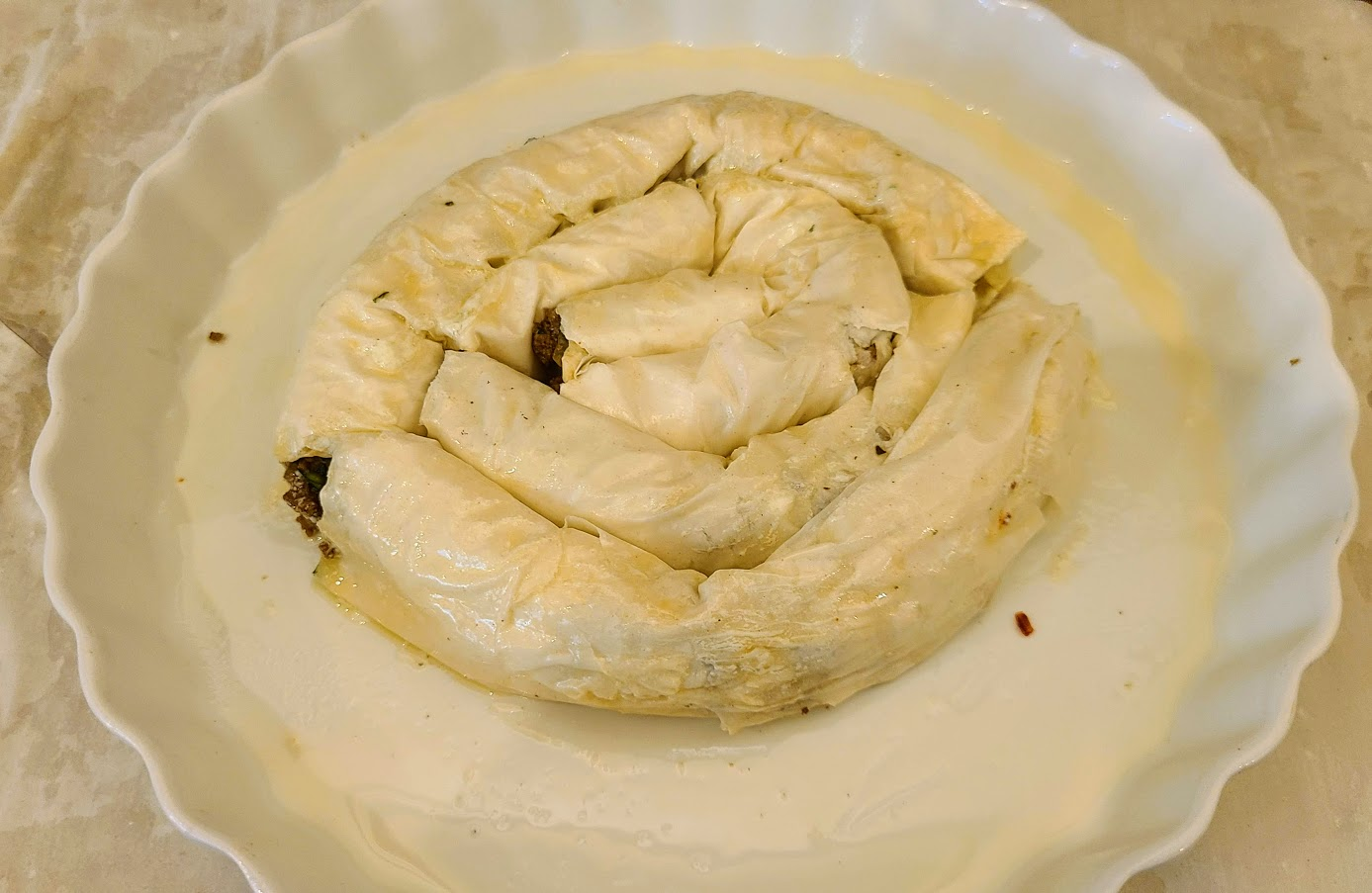 Burek: A Meat-Filled Phyllo Pie