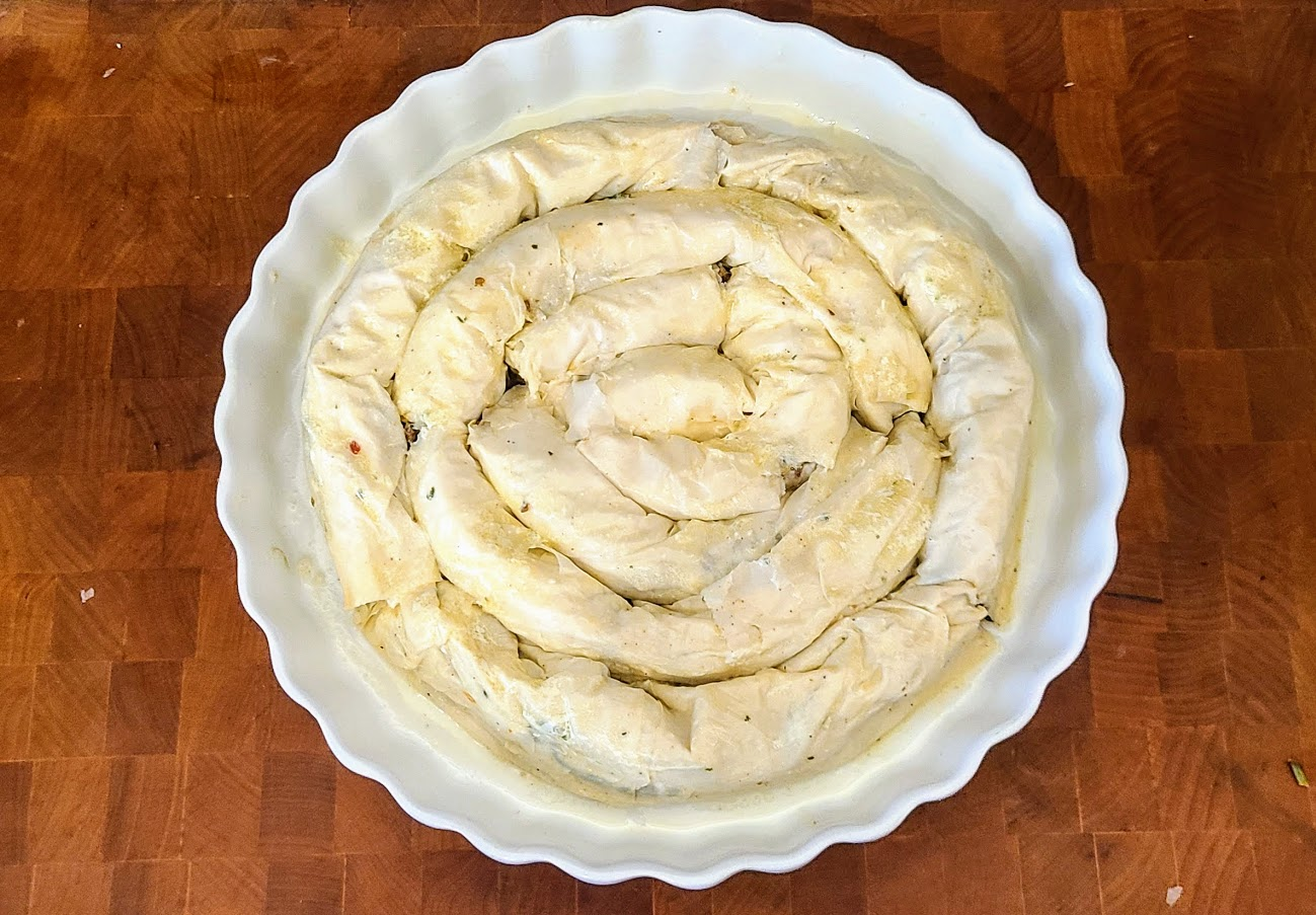 Burek: A Meat-Filled Phyllo Pie