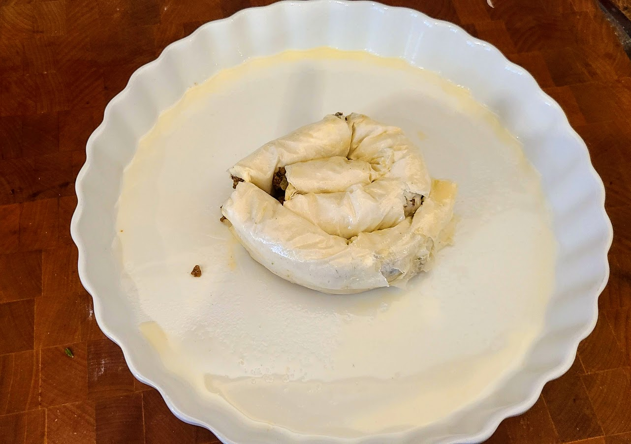 Burek: A Meat-Filled Phyllo Pie