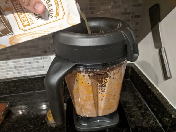 Roasted Tomato Pepper Soup with a Protein Pump
