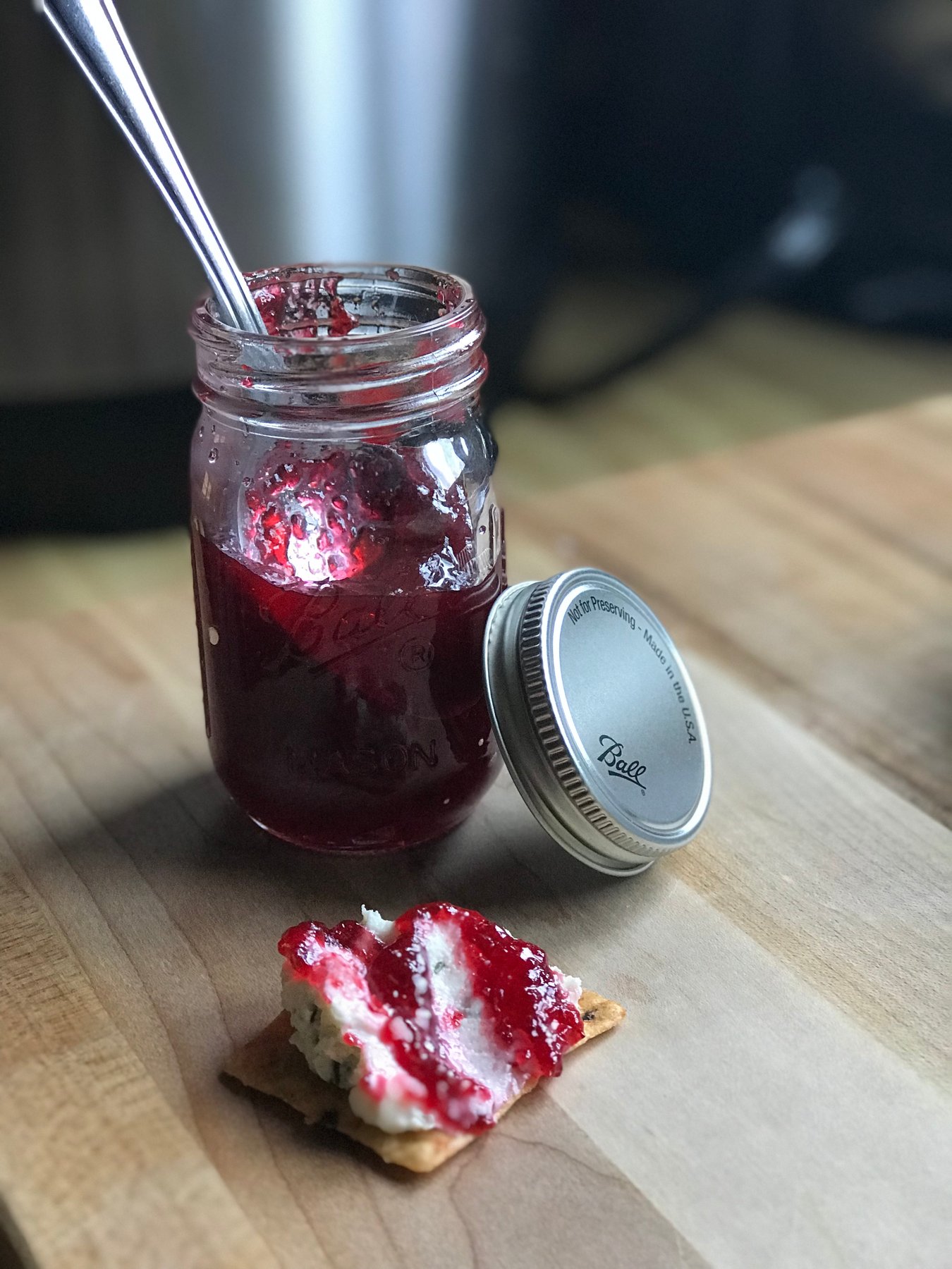 Homemade Cranberry Pepper Jelly for the Holidays