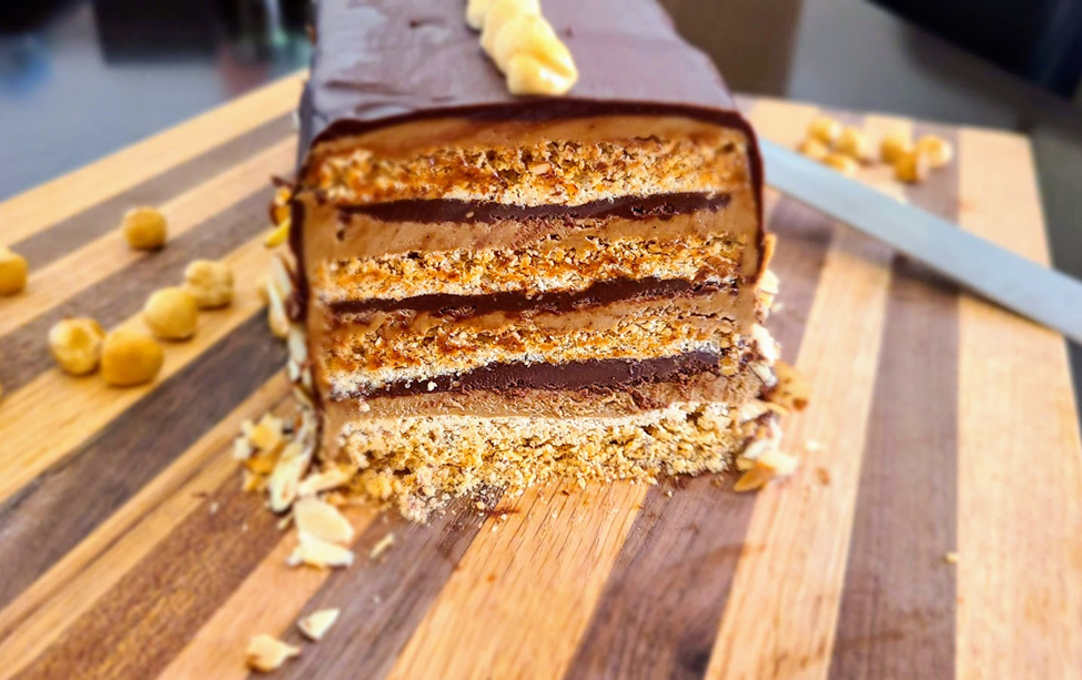 Chocolate Hazelnut Espresso Dacquoise