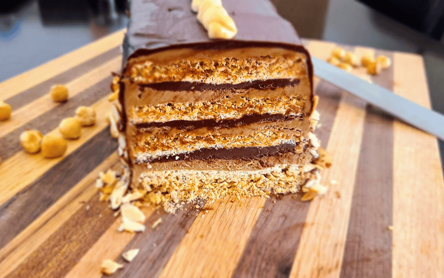 Chocolate Hazelnut Espresso Dacquoise