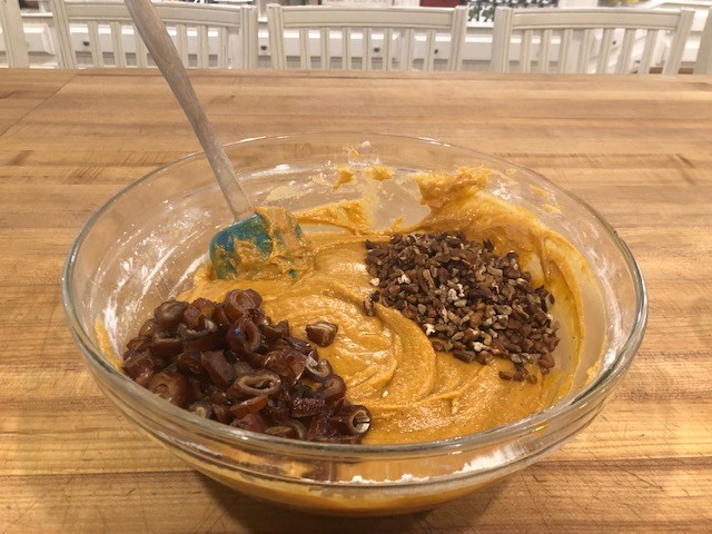 Pumpkin Date Nut Bread