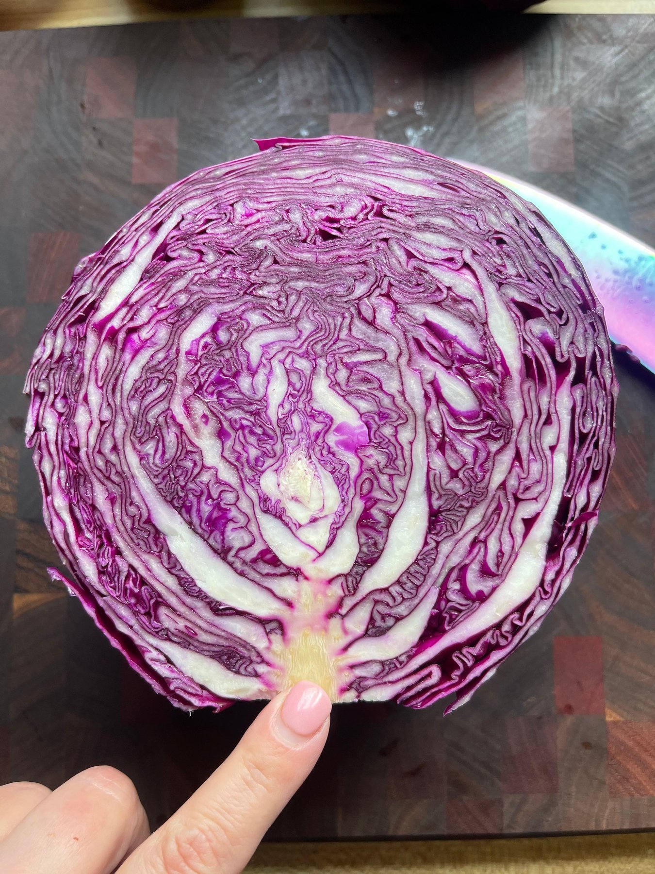Grilled Red Cabbage with Magic Green Sauce
