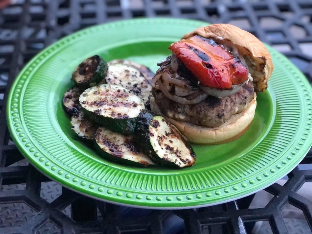 Buffalo Blue Cheese Burgers