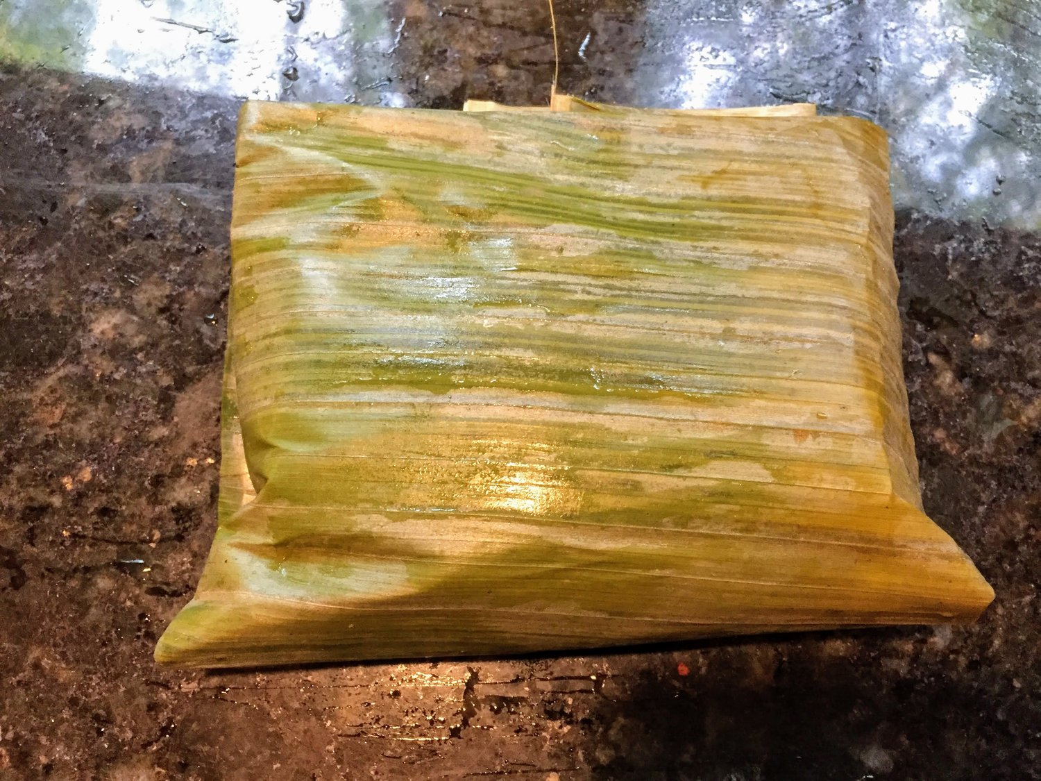 Achiote Grilled Fish in Banana Leaves