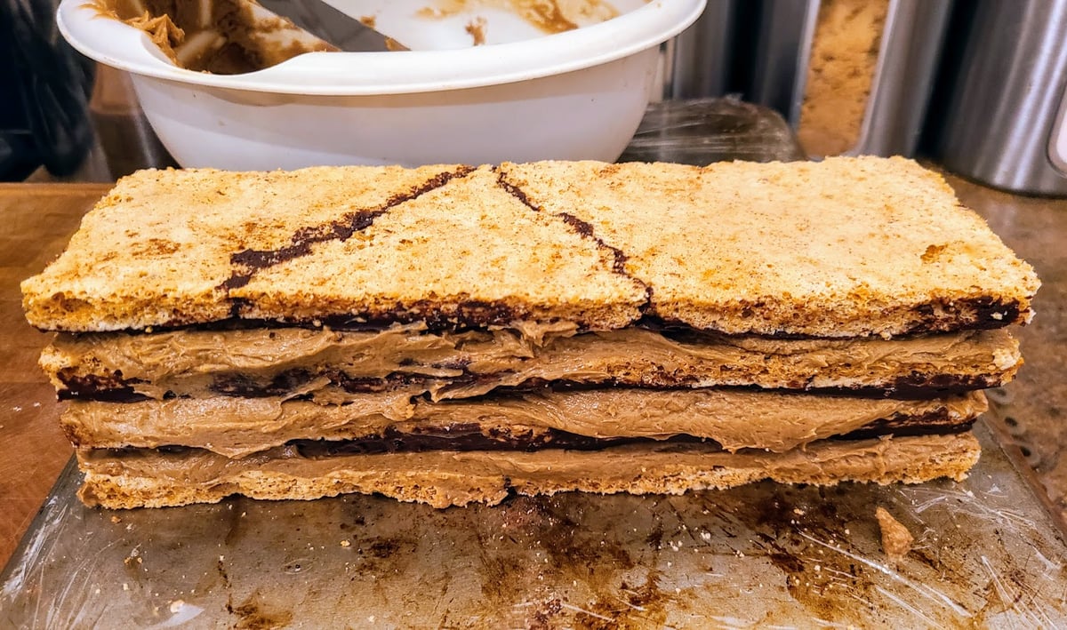 Chocolate Hazelnut Espresso Dacquoise