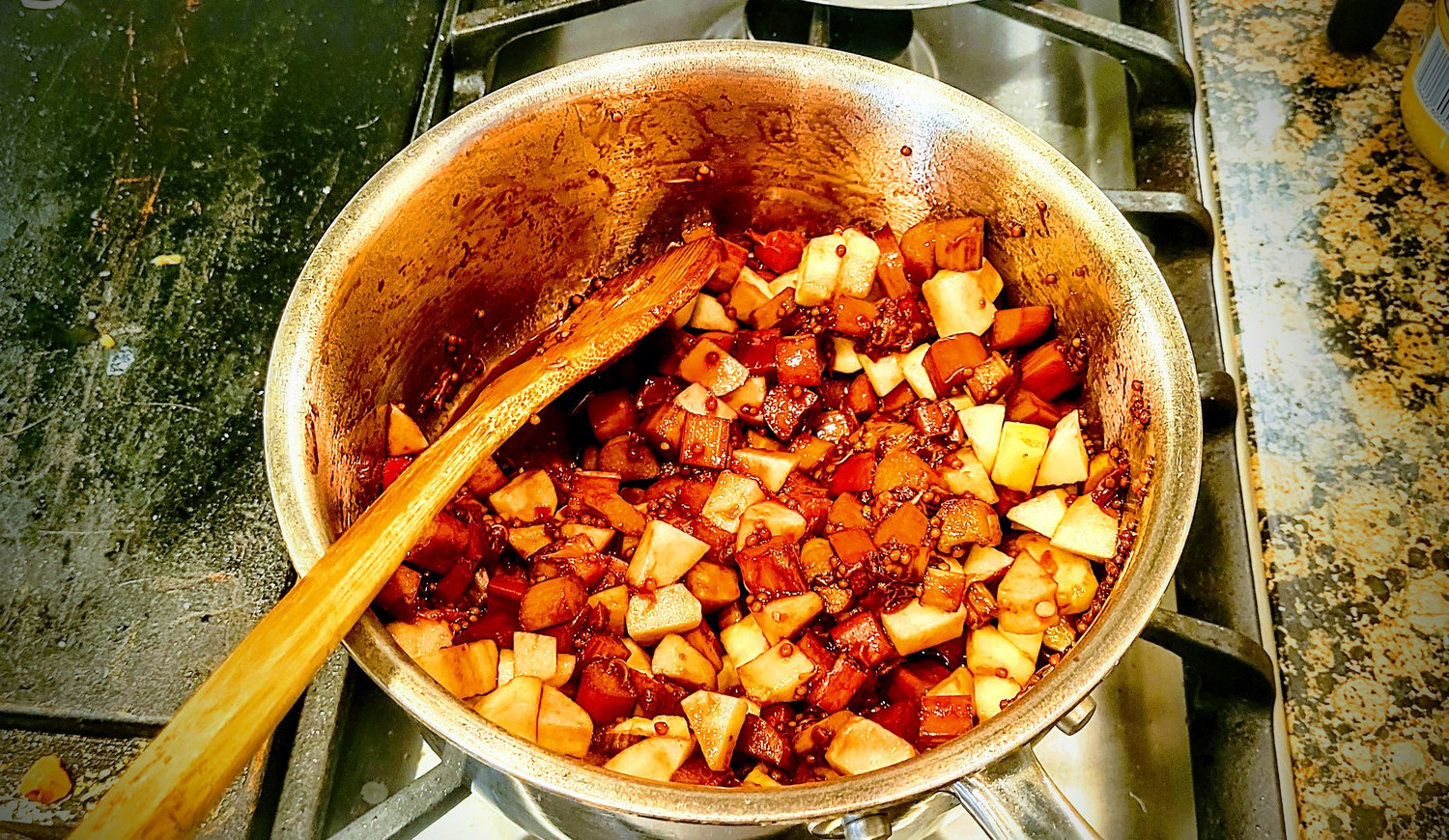 Preserve Rhubarb with Mostardo