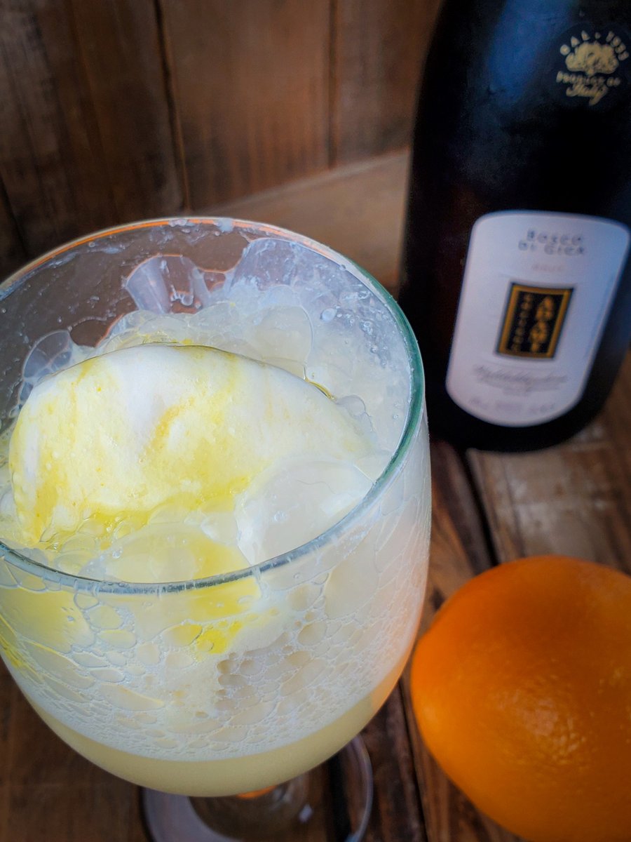 Wine Ice Cream Floats