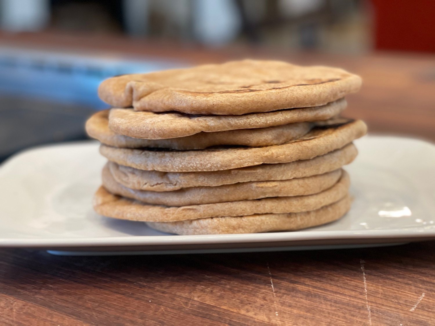 Whole Wheat Pita Bread, Step by Step