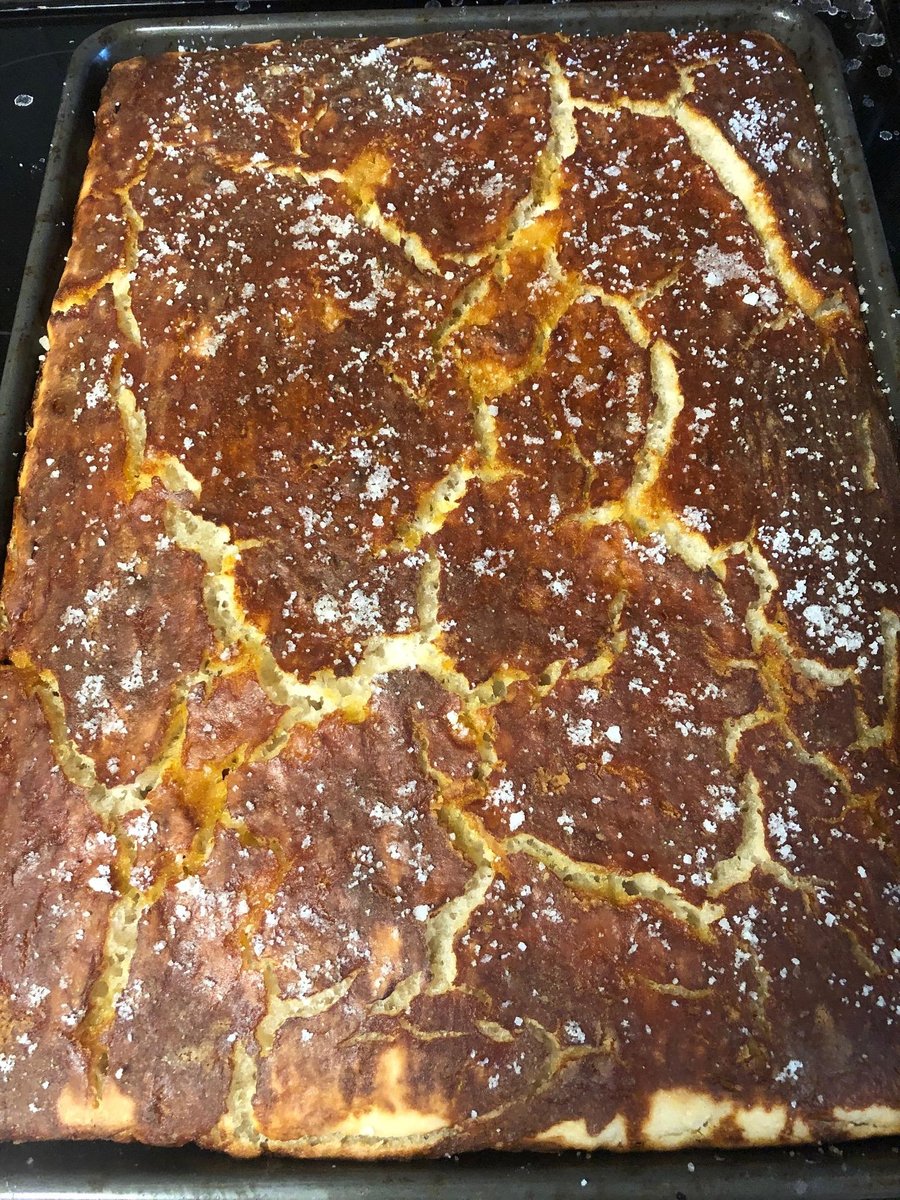 Meet your Bread Baking Challenge with this Pretzel Focaccia