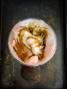 Wine Ice Cream Floats