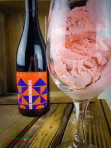 Wine Ice Cream Floats
