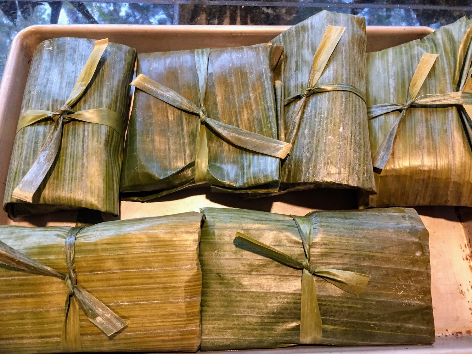 Achiote Grilled Fish in Banana Leaves