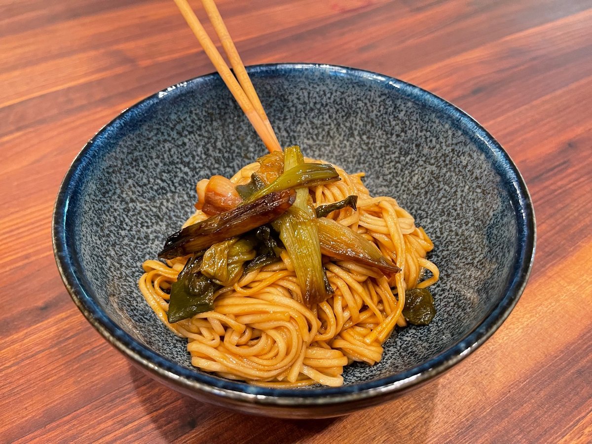 Spring Onion Noodles