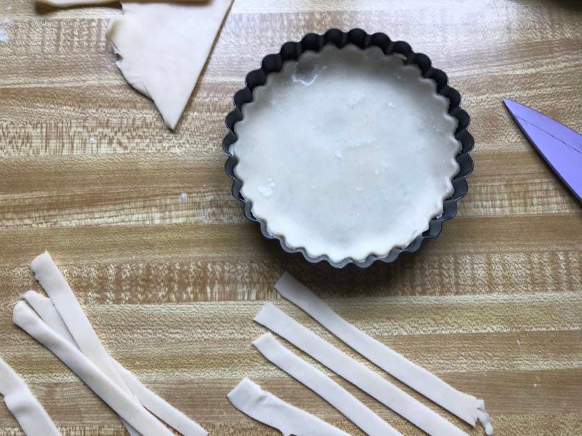 Mini Cherry Lattice Pies