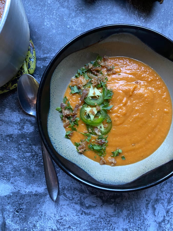 Welcome Fall with Sweet Potato Bisque
