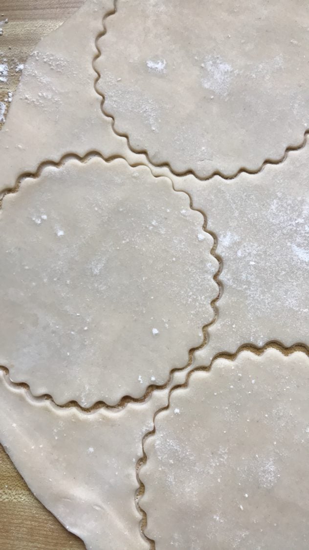 Mini Cherry Lattice Pies