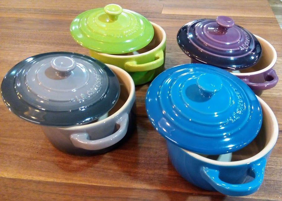 Le Creuset Mini-Cocotte Recipe: Gruyere Mac & Cheese with Crispy Bacon