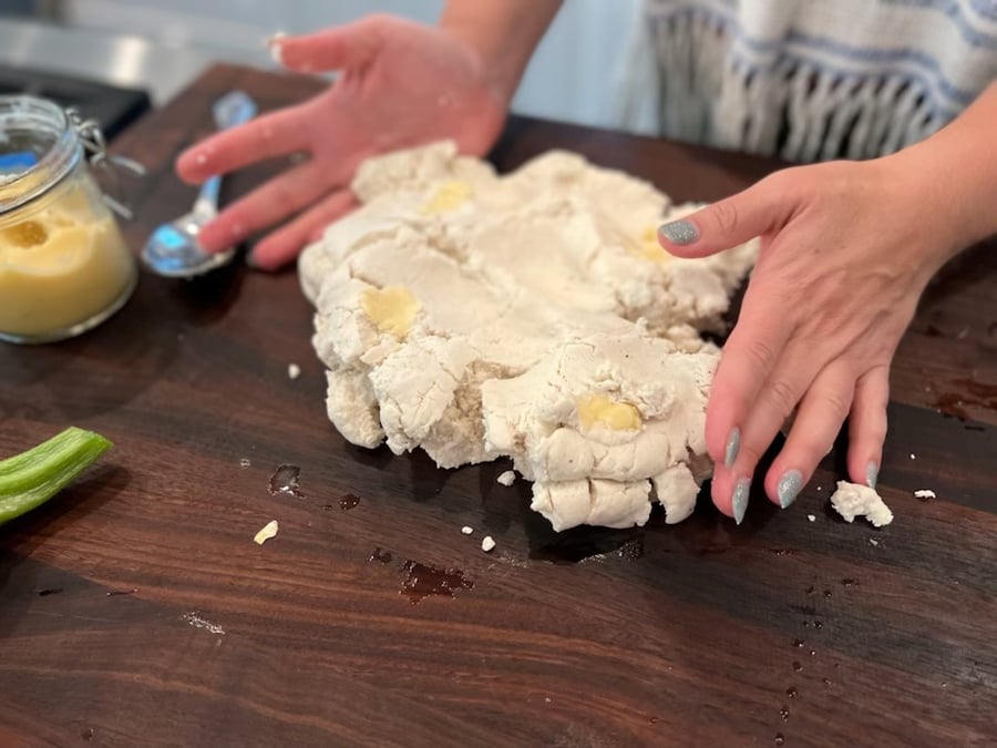 Sopa de Guias con Chochoynes: Oaxaca Squash Vine Soup & Masa Dumplings